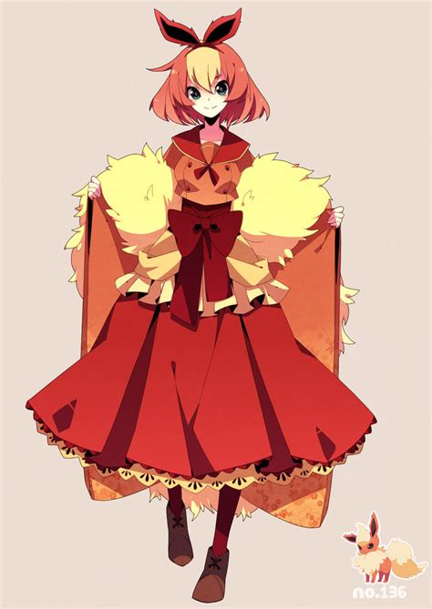 Flareon Gijinka Moe Anthropomorphism Know Your Meme