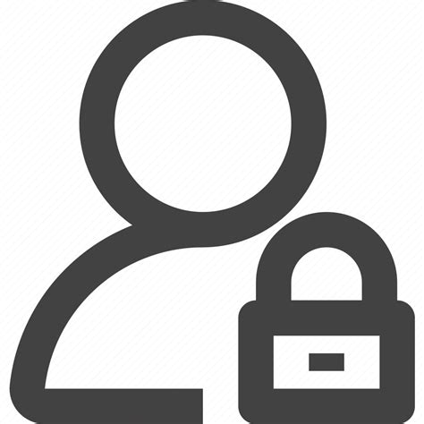 Account Lock Profile User Icon Download On Iconfinder