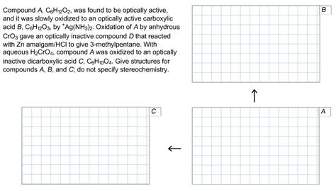 Solved Compound A C6h1202 Was Found To Be Optically