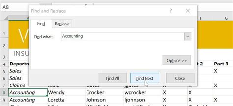 Excel 2016 Lección 10 Uso De La Función Buscar Y Reemplazar En Excel
