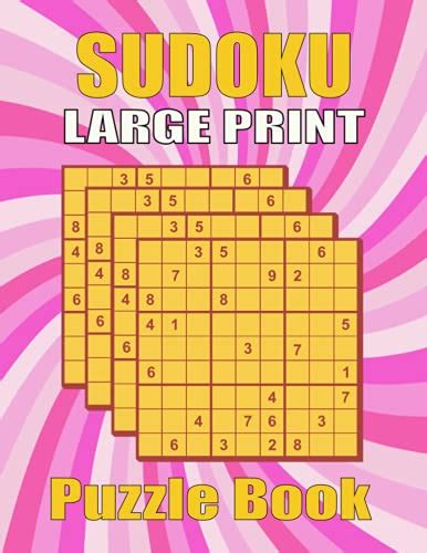 Sudoku Large Print Puzzle Book Hard Sudoku Book With Solutions And