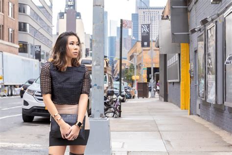 Nyfw Look 7 Sleek And Sexy Color Block Style And Over The Knee Boots The Stylewright