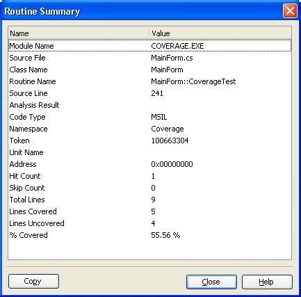 Routine Summary Dialog Aqtime Documentation