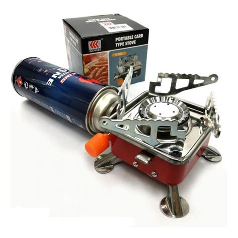 Газовая горелка кемпинговая плита газовый примус газовая плита портативная с чехлом таганок
