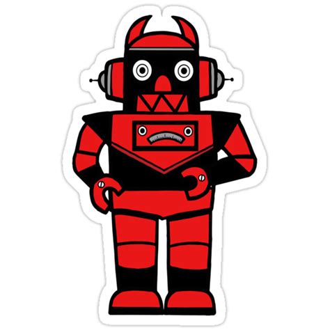 Dead Bot Stickers By Rickrayrogers Redbubble