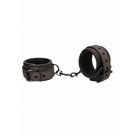 Ouch Elegant Wrist Cuffs Titanium Grey Kajdanki Sensu Sklep