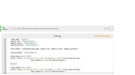 Solved 0 10 Load Default Template Begin Tabular L L LAB Chegg