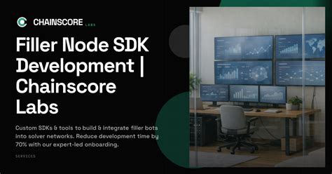 Filler Node Sdk Development Chainscore Labs