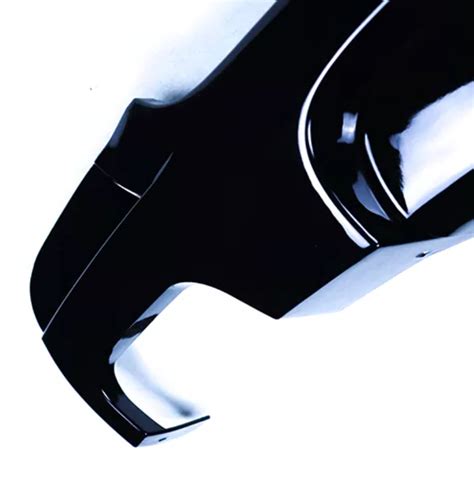 Bmw Gloss Black Single Exhaust Diffuser E92e93 Fiber Imprints
