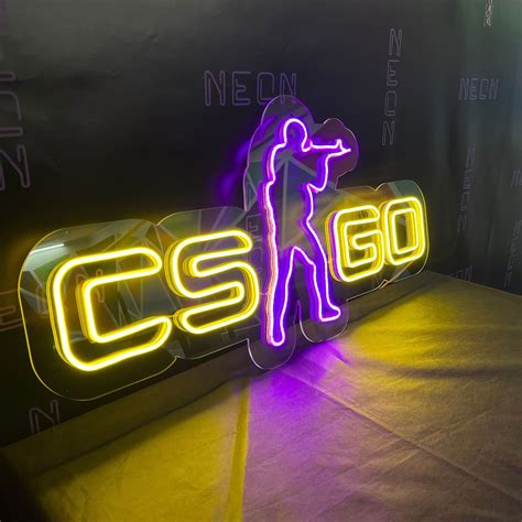 Cs Go Cs2 Led Neon Sign Etsy Neon Signs Neon Led Neon Signs