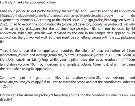 Transform The Probe Ccf Trajectory Coords Into The Coordinates Under
