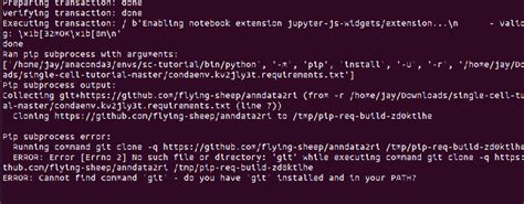 Pip Failed In The Step 1 · Issue 1257 · Scversescanpy · Github