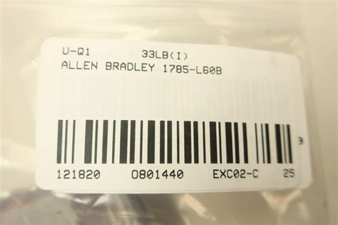 allen bradley 1785 l60b ser c processor module