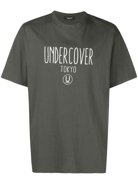 Undercover Logo Print Short Sleeve T Shirt Farfetch