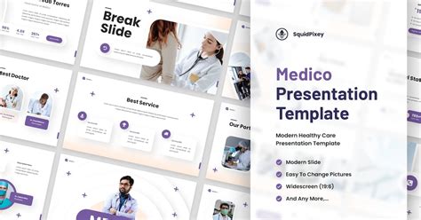 Medico Шаблон Powerpoint современного здравоохранения Шаблоны презентаций Envato Elements