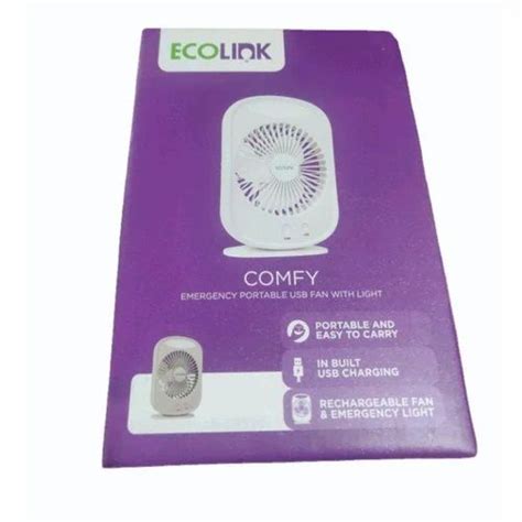 Polycarbonate 3 Ecolink Comfy Rechargeable Usb Fan At Rs 1100piece In