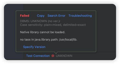 solve jdbc error no taos in java library path · issue 17600 · taosdata tdengine · github