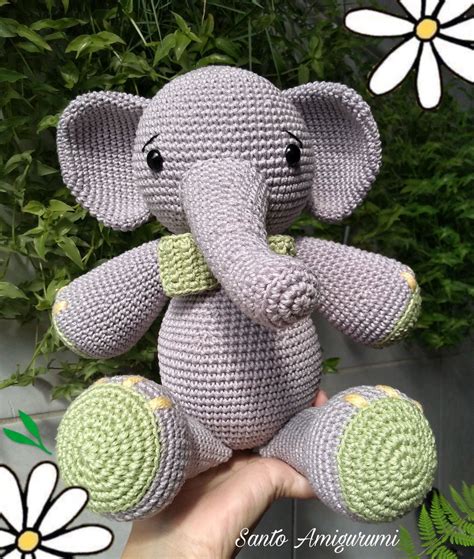 Elefante Amigurumi Elo7 Produtos Especiais