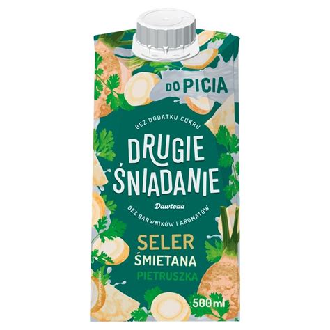 Drugie śniadanie Płynna Przekąska Seler śmietana Pietruszka 500 Ml