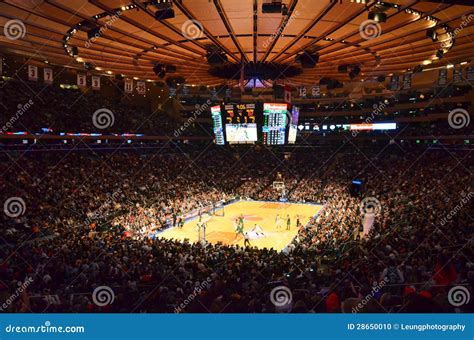New York Knicks In Madison Square Garden Editorial Image Image Of