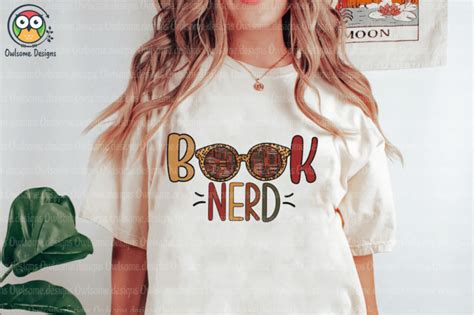 Book Nerd Sublimation Design Buy T Shirt Designs