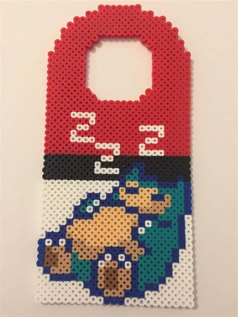 Snorlax Door Hanger Perler Bead Pattern Bead Sprites Characters Porn
