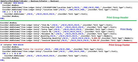 NAV Later Grouping In Export To Excel Report Without Layout
