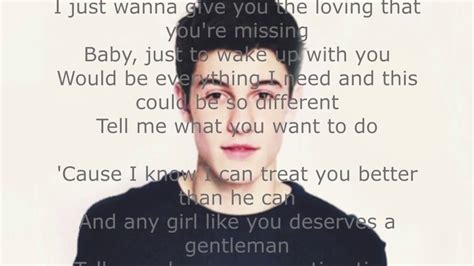 Shawn Mendes Treat You Betterlyrics Youtube