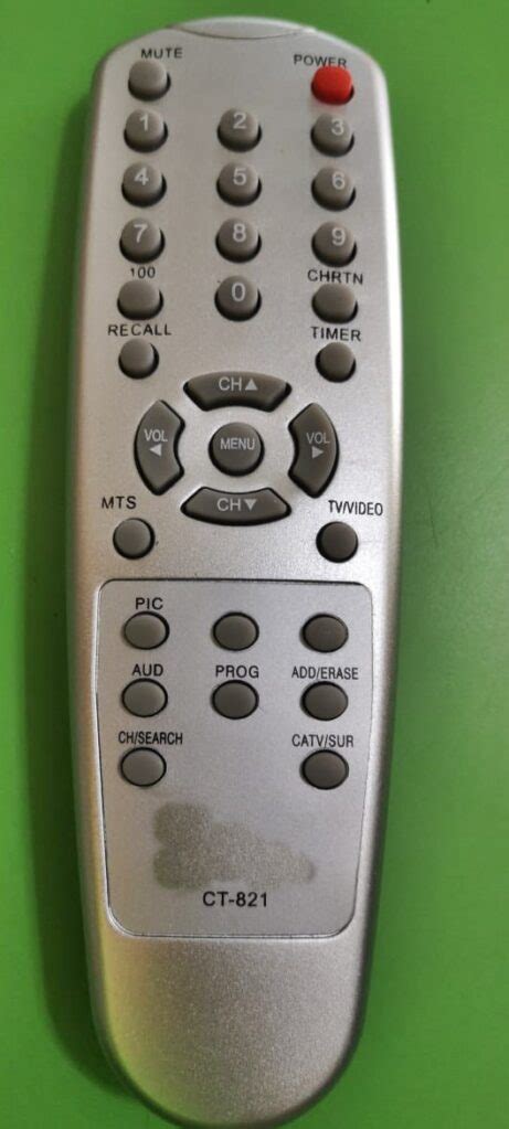 Control Remoto Toshiba Ct 821 Tj Electronica Electronica En General