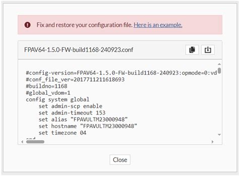 Issue Some Configurations Are Removed After Last Reboot Fortisra 150 Fortinet Document