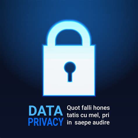 Premium Vector Padlock Data Protection Privacy Concept