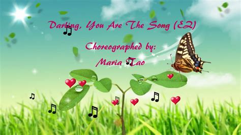 Darling You Are The Song Ez Line Dance Demo Walk Through Youtube