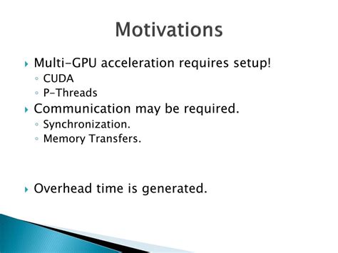 Ppt Performance Study Of Multi Gpu Acceleration Of Lu Factorization