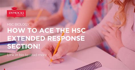 HSC Biology How To Ace The HSC Extended Response Section