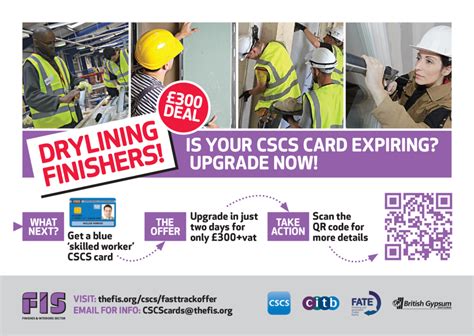 Blue Skilled Worker Cscs Card Upgrade Offers Fis