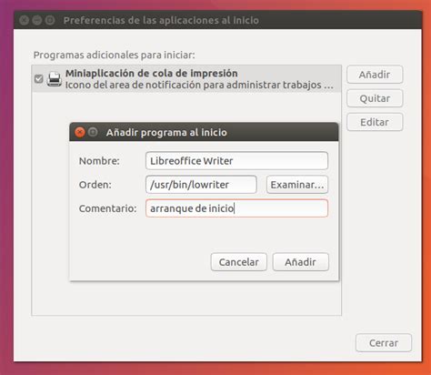 Aplicaciones Del Inicio En Linux Ubuntu Aplicaciones De Libre Uso