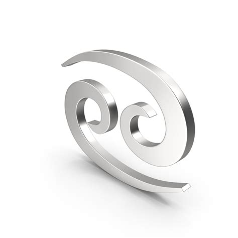Cancer Astrology Symbol Silver Png Images And Psds For Download