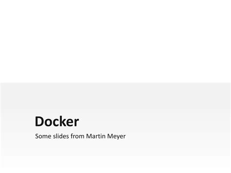 PPT Docker PowerPoint Presentation Free Download ID 8978514