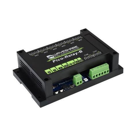 Ipari 8 csatornás relé modul Raspberry Pi Pico hoz többféle