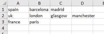 Vba How To Transpose Varied Columns In Excel Stack Overflow