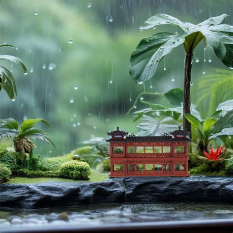 Masteelf Plastic Miniature Pavilion Micro Architecture Model For Creating Unique Micro