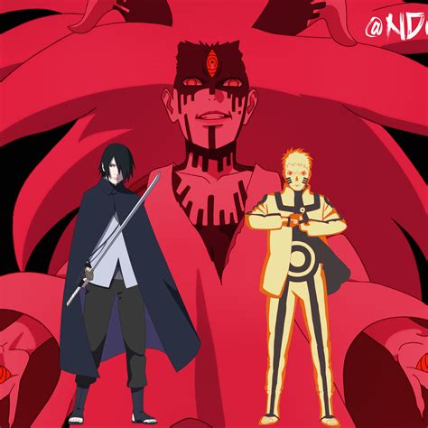 2480x2480 Resolution Sasuke Uchiha X Naruto Uzumaki Boruto 8k 2480x2480