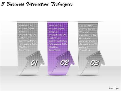 1213 Business Ppt Diagram 3 Business Interaction Techniques Powerpoint