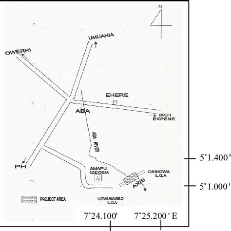 Sketch Map Of The Study Area Download Scientific Diagram