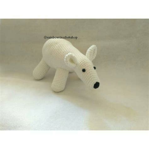 Jual Boneka Rajut Beruang Kutub Amigurumi Shopee Indonesia