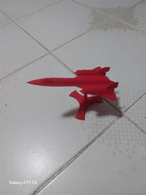 Make Of Assembled Sr 71 Blackbird With Assembled Improved Base At 150