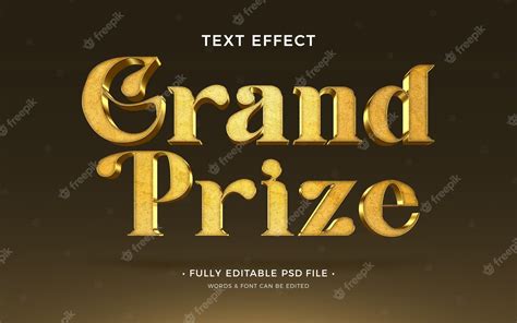 Premium Psd Gold Text Effect