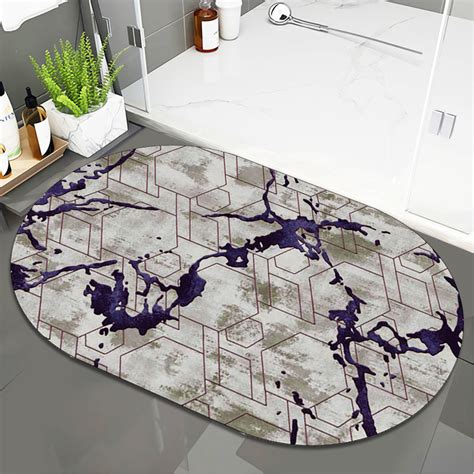 Aura Oval Bath Mat 4060cm Calasca