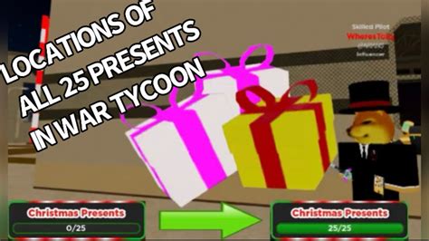 All Present Locations In War Tycoon Youtube