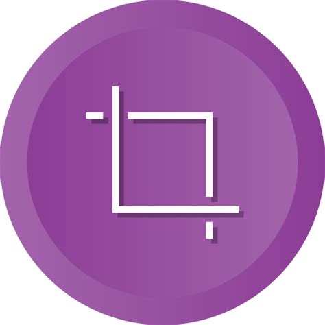 Crop Tool Design Transform User Interface Gesture Icons